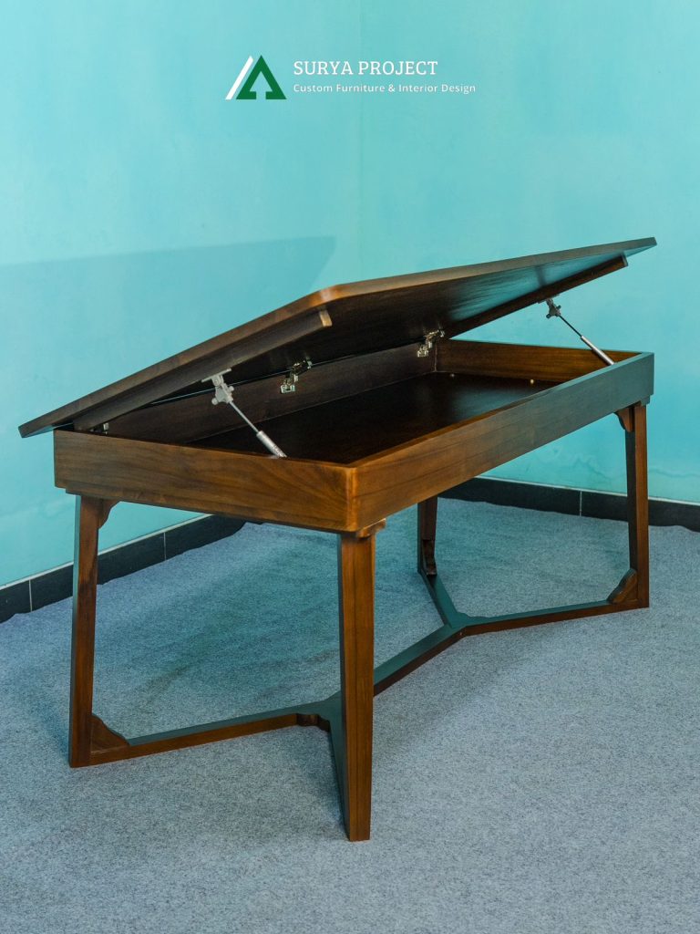 Dania Dining Table – Smart Storage Dining Table in Solid Wood Design ...